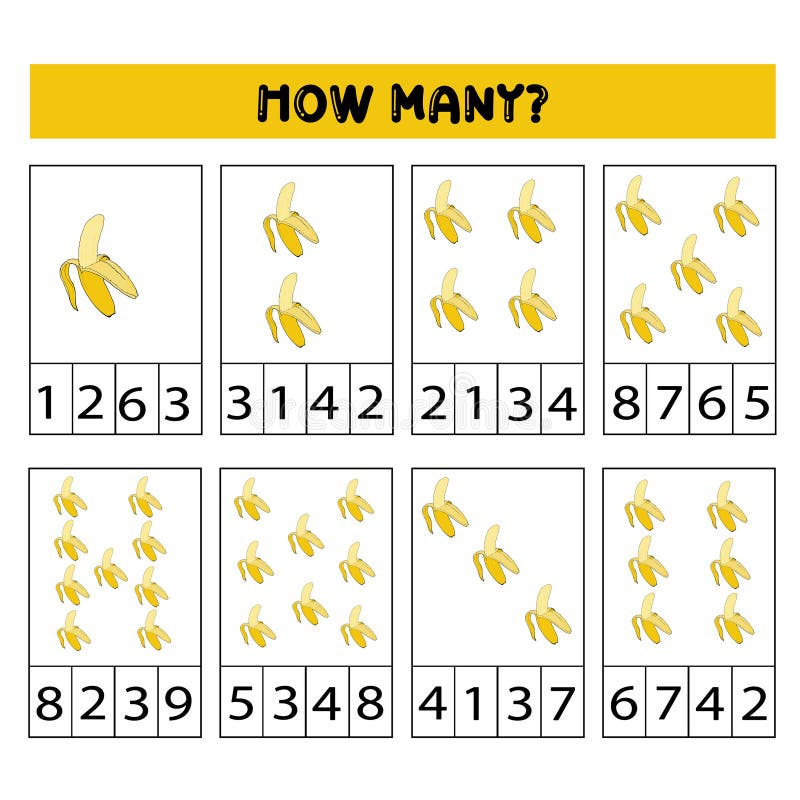 How Many. Count How Many Objects are Hidden in the Picture. How Many ...