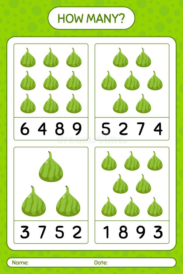 How Many Counting Game with Christmas Pictures for Kids, Educational ...