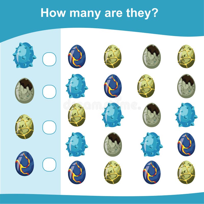 How Many_Math Game_Cute Animal Edition_file 5 Stock Illustration ...