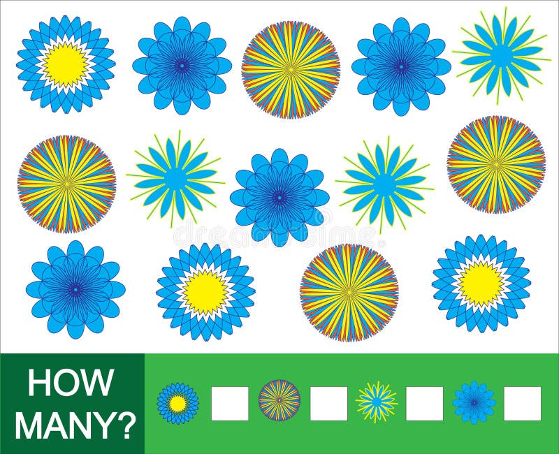 Flower Cartoon. Activity for Children. Paper Game â€œCut and Glueâ ...