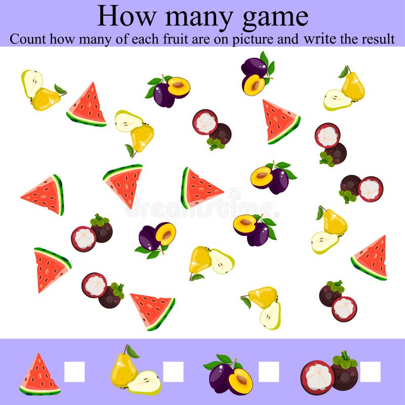 How many objects game stock vector. Illustration of algebra - 104381316