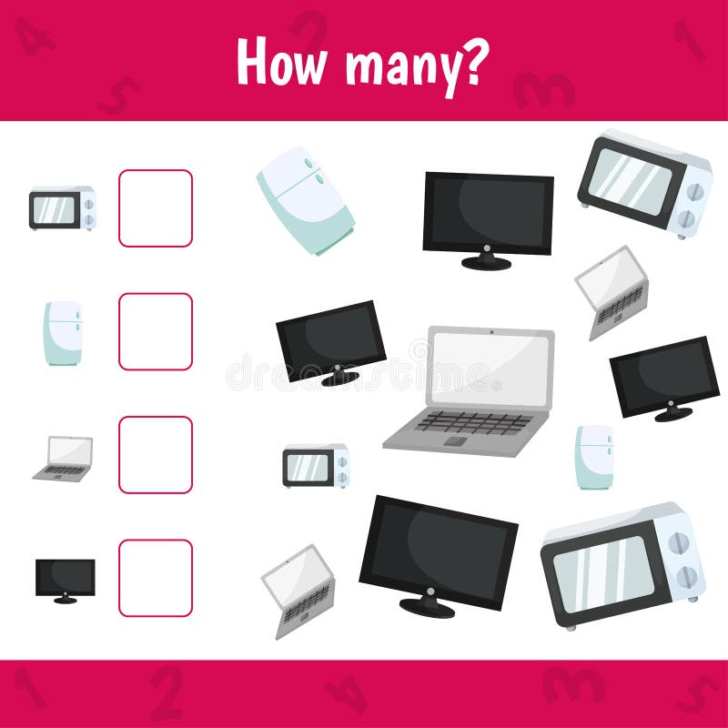 How many objects are there stock vector. Illustration of color - 242852636