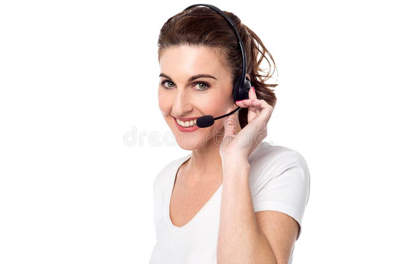 How may i help you ! stock photo. Image of professional - 54827860