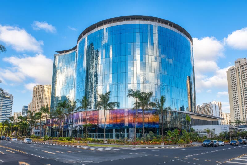 How Modern Office Buildings Reflect Architectural Styles Stock Photo ...