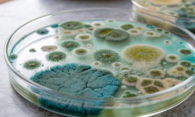 How Mold Invades Space: Experiments in a Petri Dish Stock Photo - Image ...