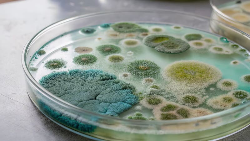 How Mold Invades Space: Experiments in a Petri Dish Stock Video - Video ...
