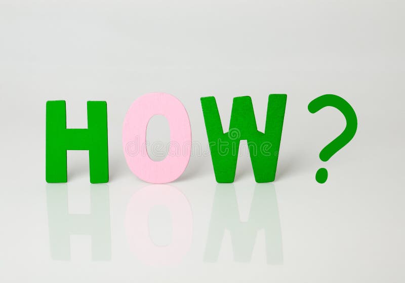 How Question Alphabet Letters Stock Image - Image of ponder, idea ...