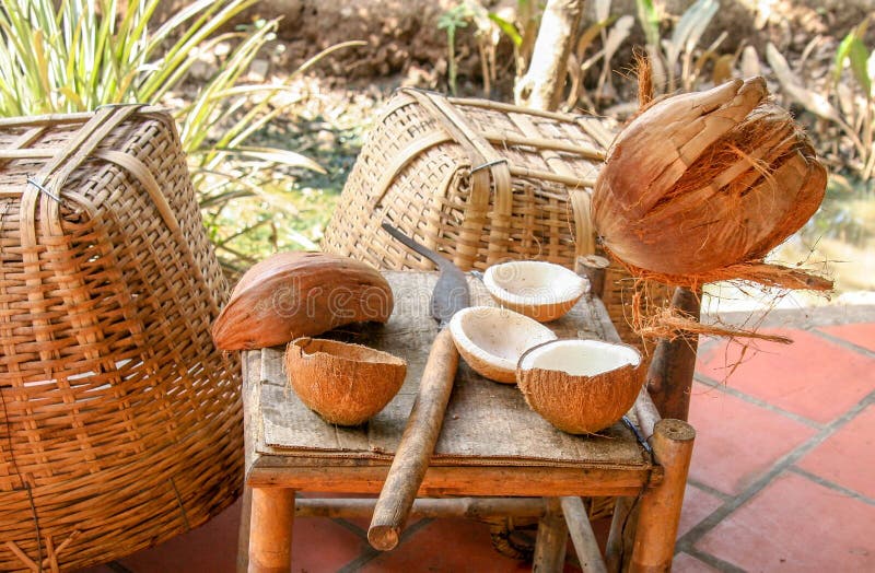 How to break a coconut stock photo. Image of break, nutrition - 183238022