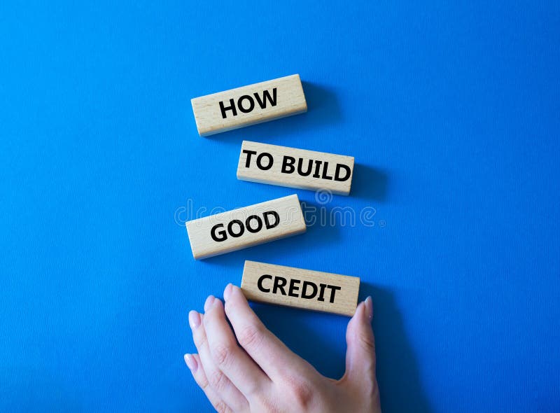 How To Build Good Credit Symbol Concept Words How To Build Good Credit