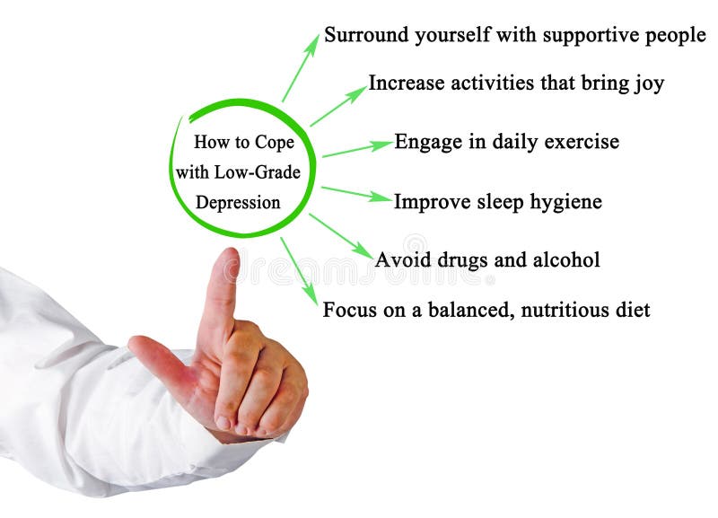 Coping with Low - Grade Depression Stock Image - Image of nutritious ...