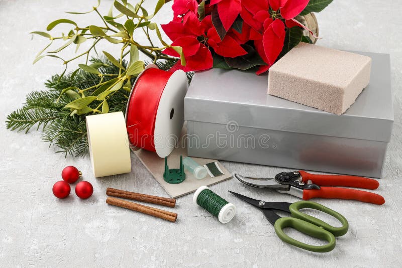 How To Decorate Christmas Gift Stock Image - Image of pretty, present ...