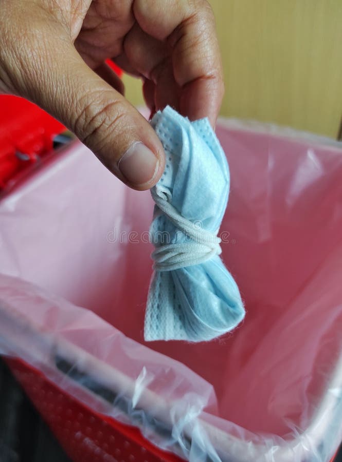 How To Dispose of a Mask after Used is To Wind it and Throw in the ...