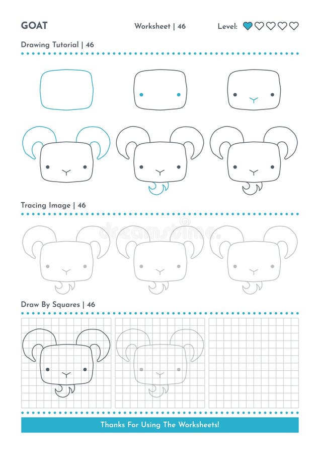 How To Draw Worksheets Stock Illustrations – 104 How To Draw Worksheets ...