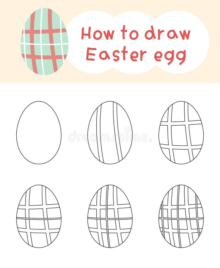 How To Draw A Easter Egg Step By Step