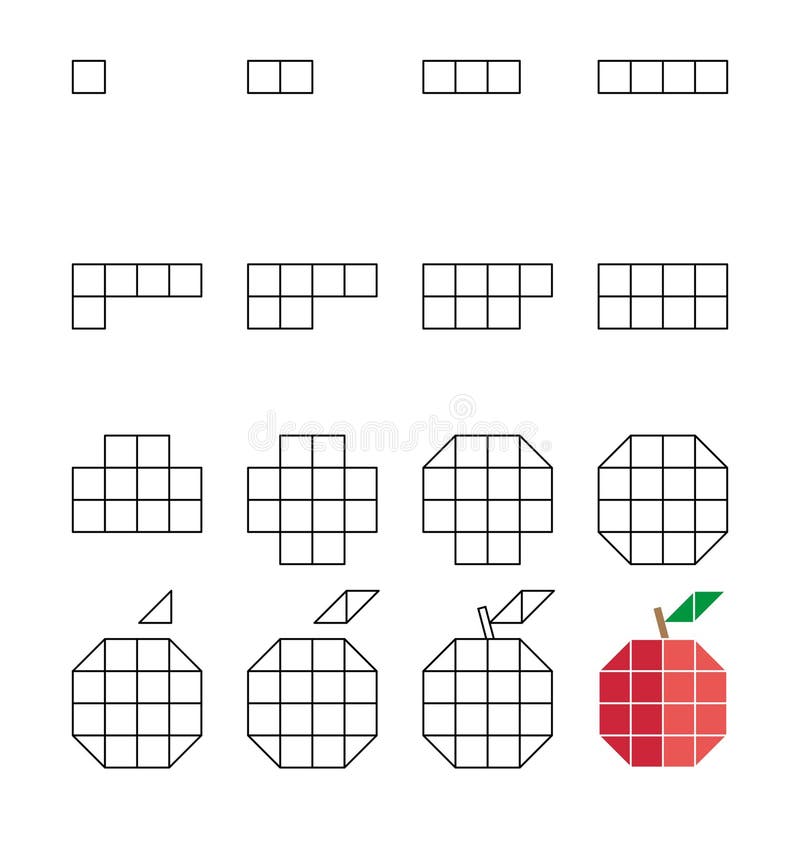 How To Draw Step by Step? Worksheet Easy Guide To Drawing Cartoon ...