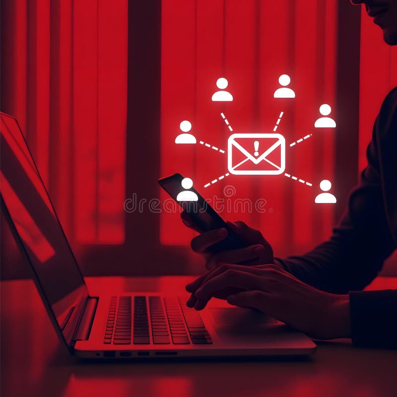 How To Effectively Manage Email Alerts Stock Illustration ...