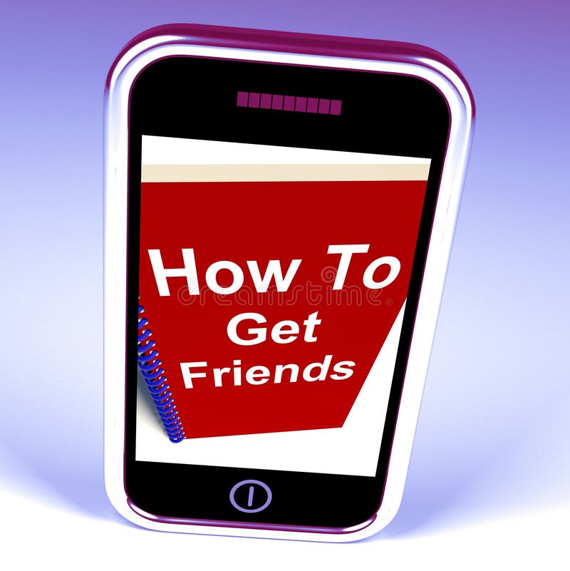 How To Get Friends on Phone Represents Getting Buddies Stock ...