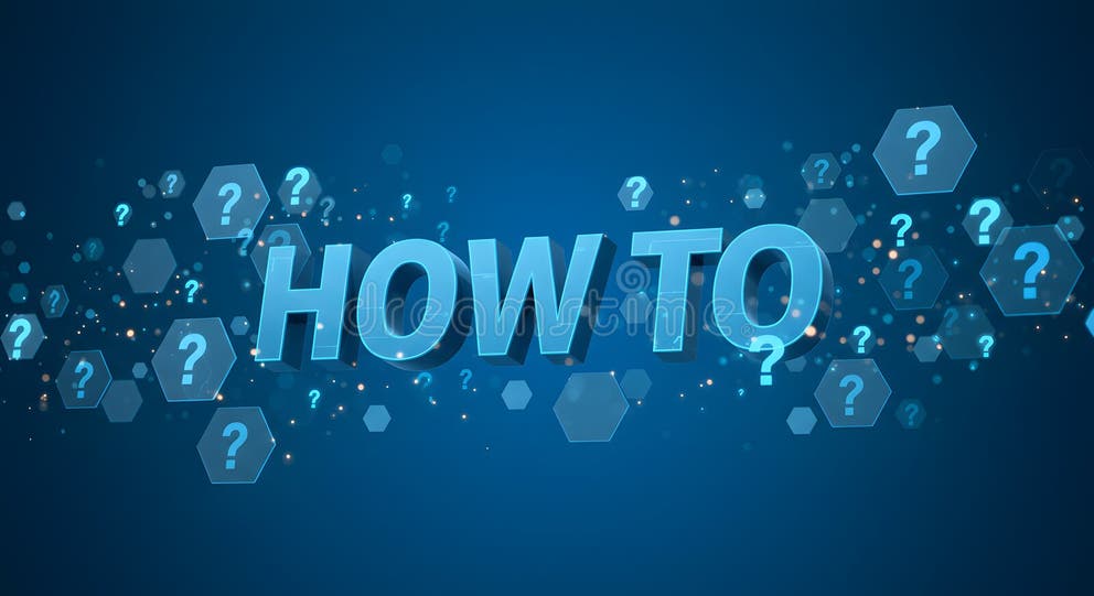 How To Guide Tutorial Learning Education Training Help Instruction ...