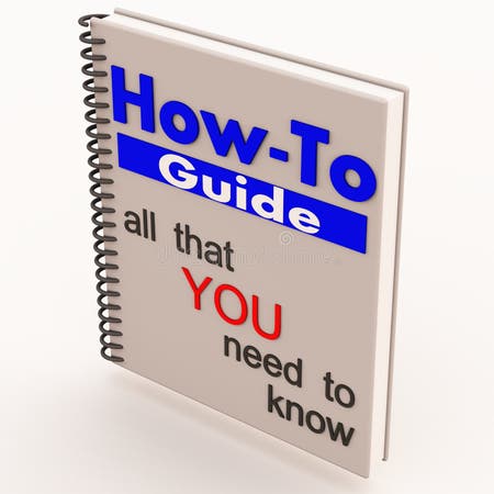 How to guide white stock illustration. Illustration of consultant ...