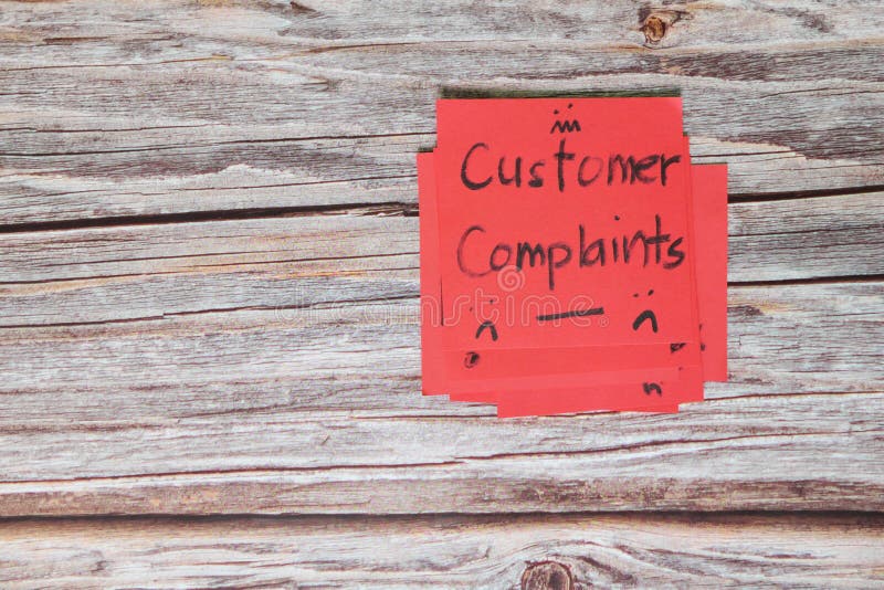 How To Handle Customer Complaint Concept. Hand Holding Red Note with ...