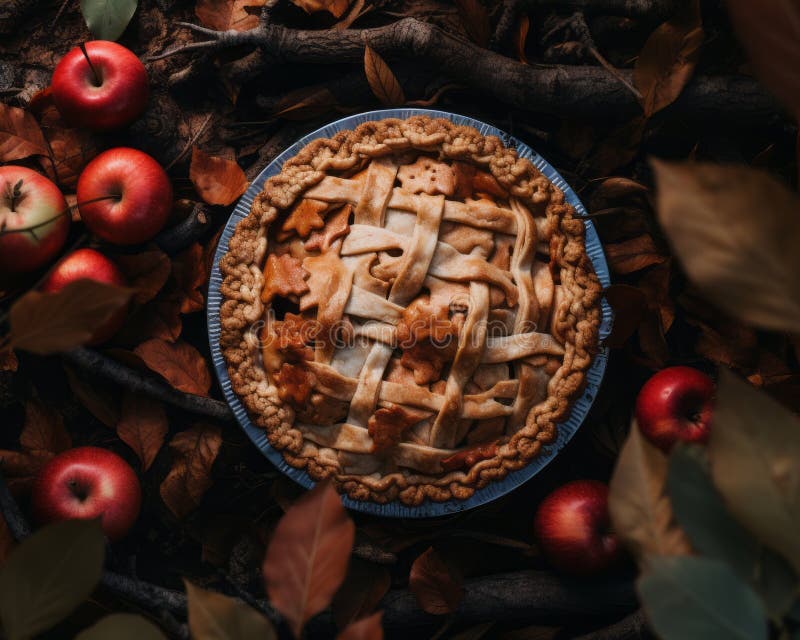 How To Make an Apple Pie from Scratch Stock Illustration - Illustration ...