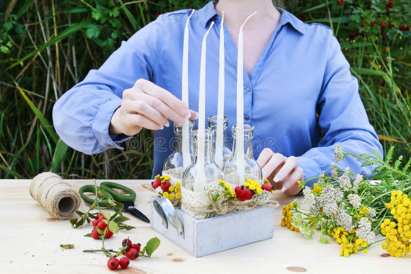 Diy Outdoor Simple Plant Table Stock Photos - Free & Royalty-Free Stock ...