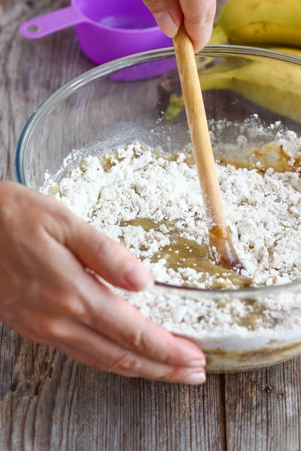 Homemade Banana Bread stock photo. Image of recipe, healthy - 100495522