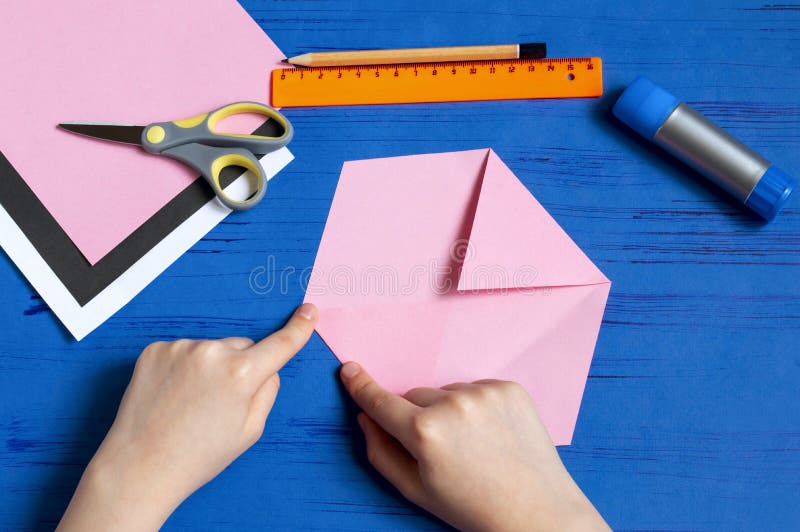 How To Make Envelope in Form of Bunny for Easter Greetings. Step 4 ...