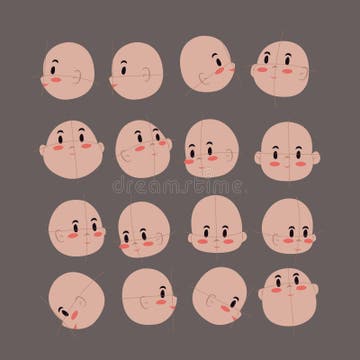 Facial Angles Stock Illustrations – 321 Facial Angles Stock ...