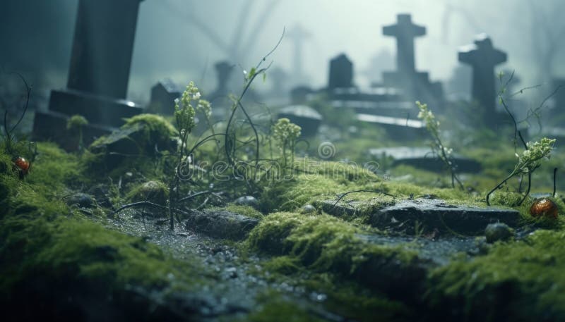 How To Make a Graveyard Animation Stock Photo - Image of scary ...