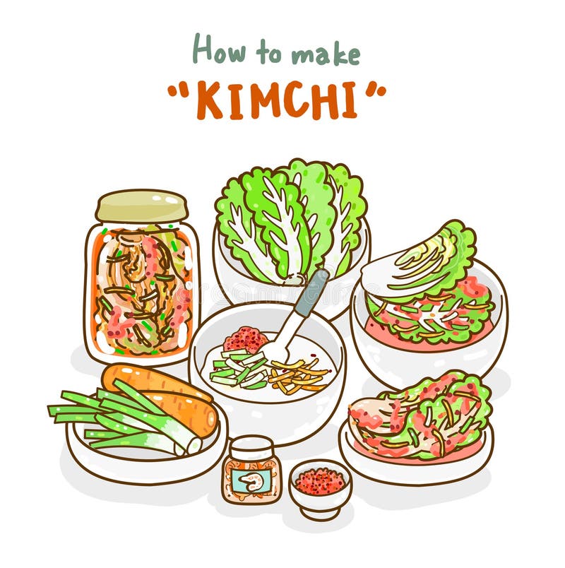Homemade Kimchi Stock Illustrations – 436 Homemade Kimchi Stock ...