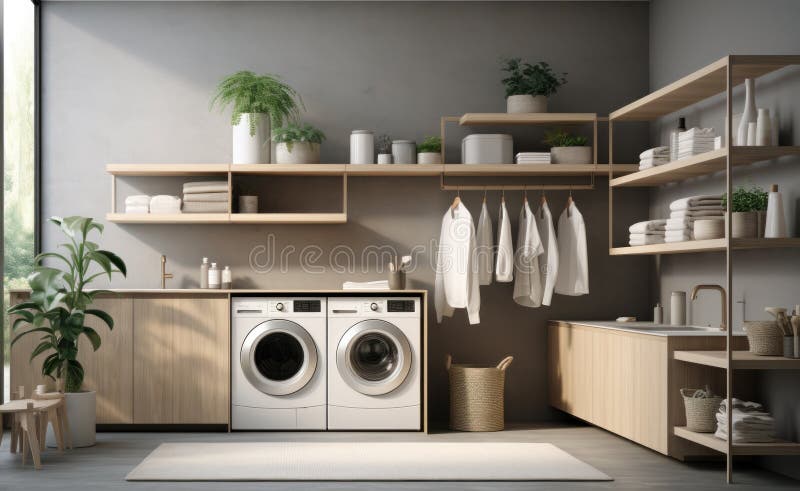 How To Make a Laundry Room for Maximum Efficiency without Washing ...