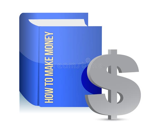 how to make money book stock illustration. Illustration of marketing ...