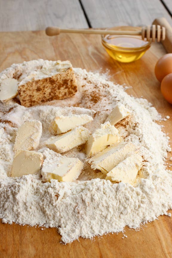 How To Make a Pastry - Step by Step Stock Image - Image of bakery ...