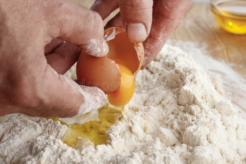 How To Make a Pastry - Step by Step Stock Image - Image of bake, baker ...