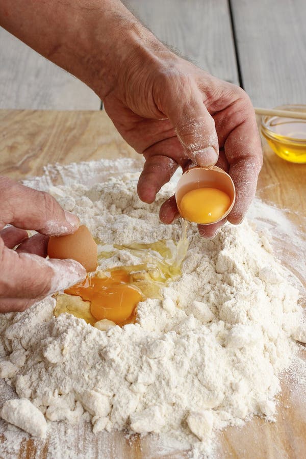 How To Make a Pastry - Step by Step Stock Photo - Image of cookbook ...