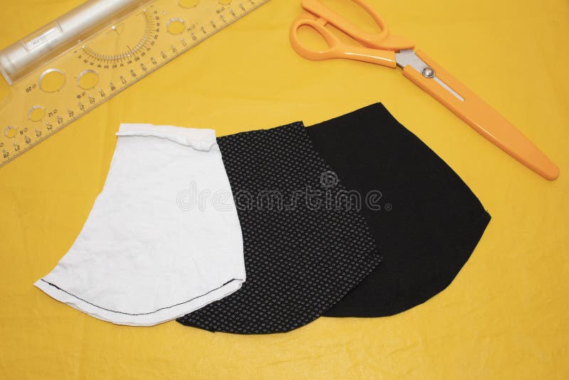 How To Make a Protective Face Mask at Home from Fabric, Step-by-step ...