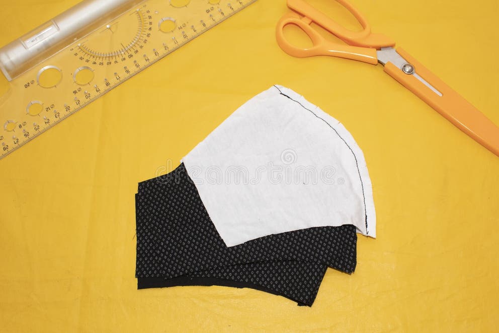 How To Make a Protective Face Mask at Home from Fabric, Step-by-step ...