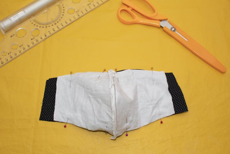 How To Make a Protective Face Mask at Home from Fabric, Step-by-step ...