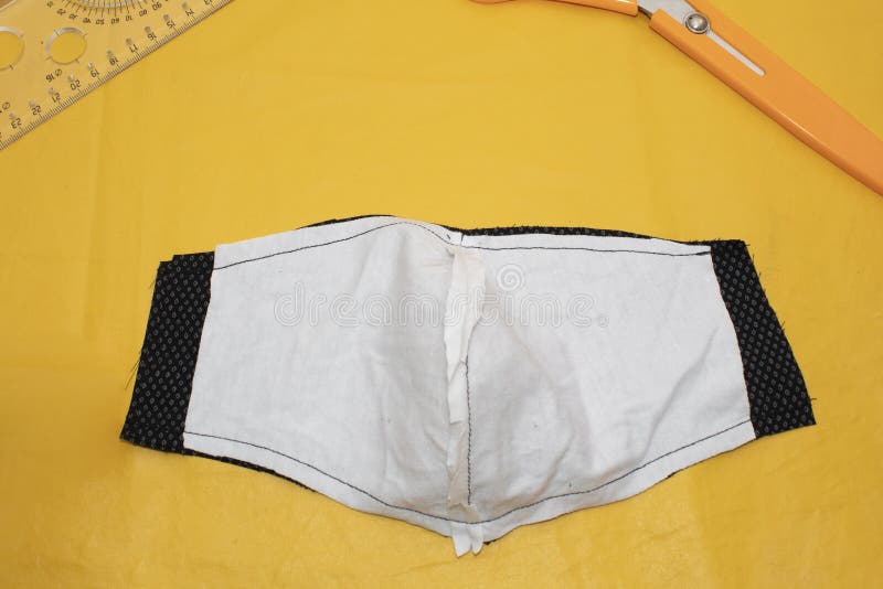 How To Make a Protective Face Mask at Home from Fabric, Step-by-step ...