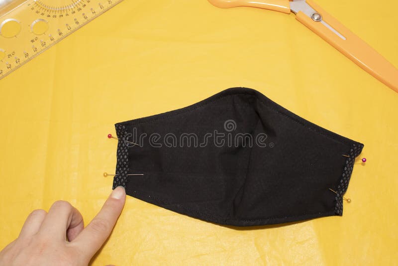 How To Make a Protective Face Mask at Home from Fabric, Step-by-step ...