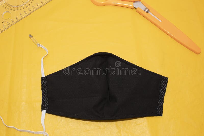 How To Make a Protective Face Mask at Home from Fabric, Step-by-step ...