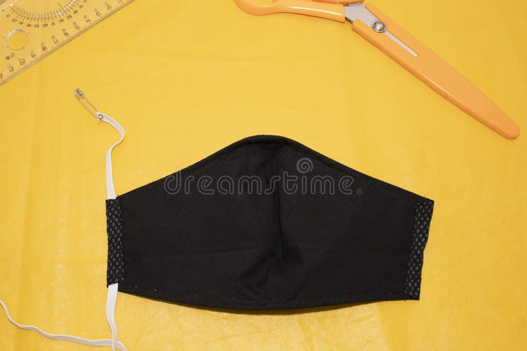 How To Make a Protective Face Mask at Home from Fabric, Step-by-step ...