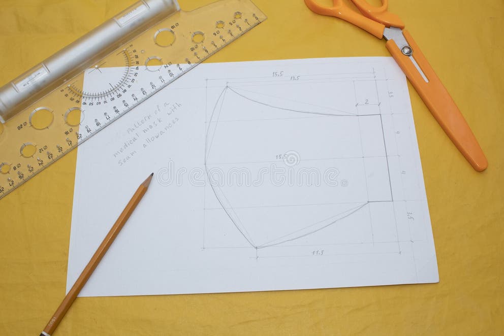 How To Make a Protective Face Mask at Home from Fabric, Step-by-step ...