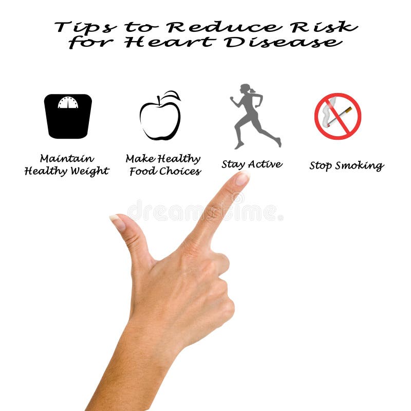How To Reduce Risk for Heart Disease Stock Image - Image of risk ...