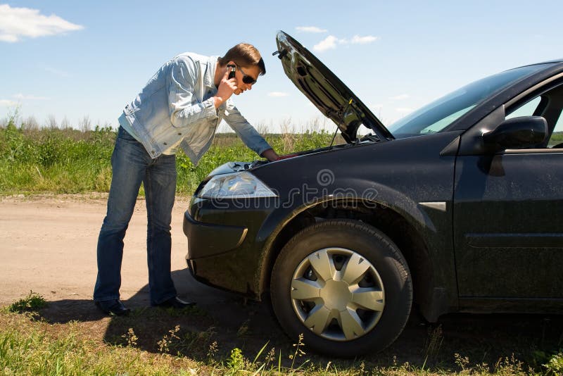 Customer Dropping Off Car at Mechanic Stock Photo - Image of auto ...