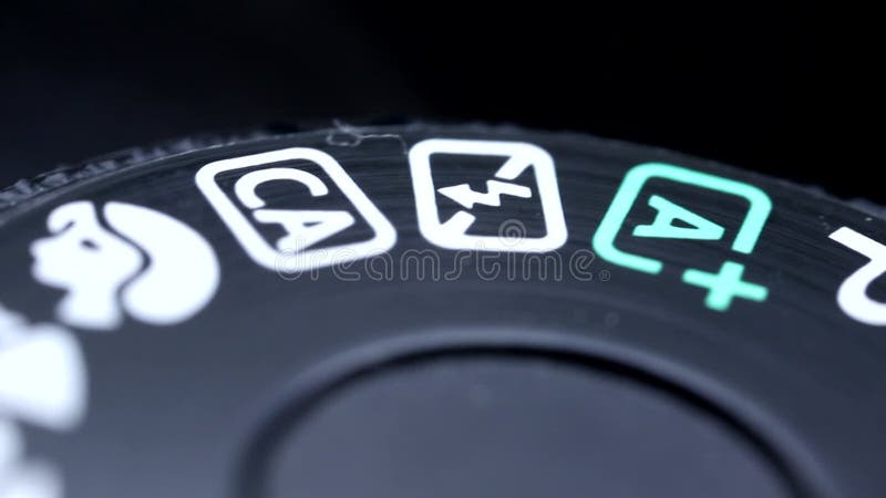 Digital Camera Control Ring. Different Shooting Modes. SLR Mode Dial ...