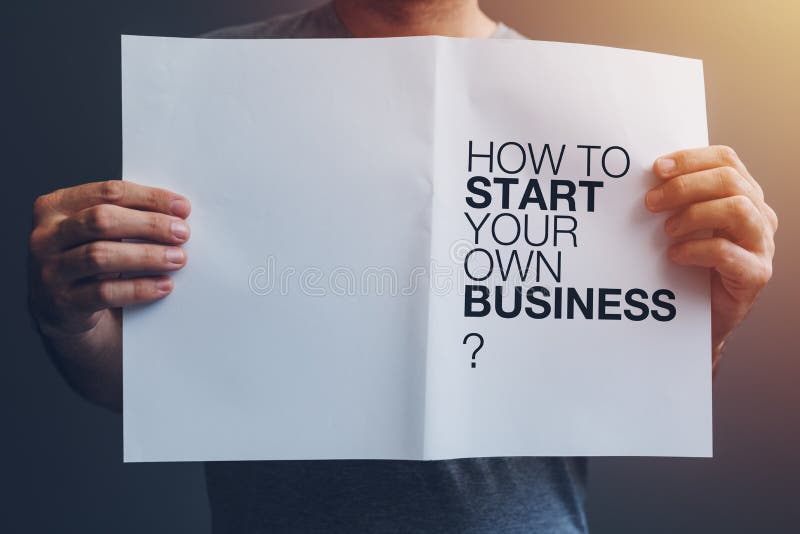 How To Start Your Own Business Stock Image - Image of activity ...