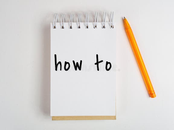 How To Text on Notepad Page Stock Photo - Image of process, tips: 369135982