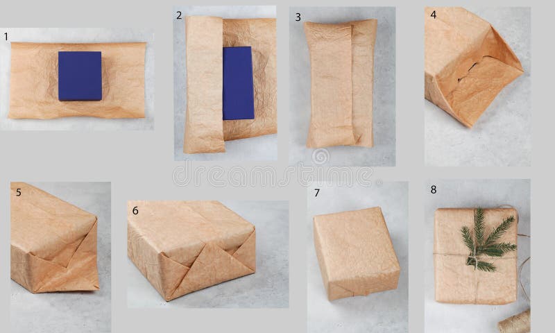 How To Wrap Christmas Gift with Your Own Hands. Step by Step ...